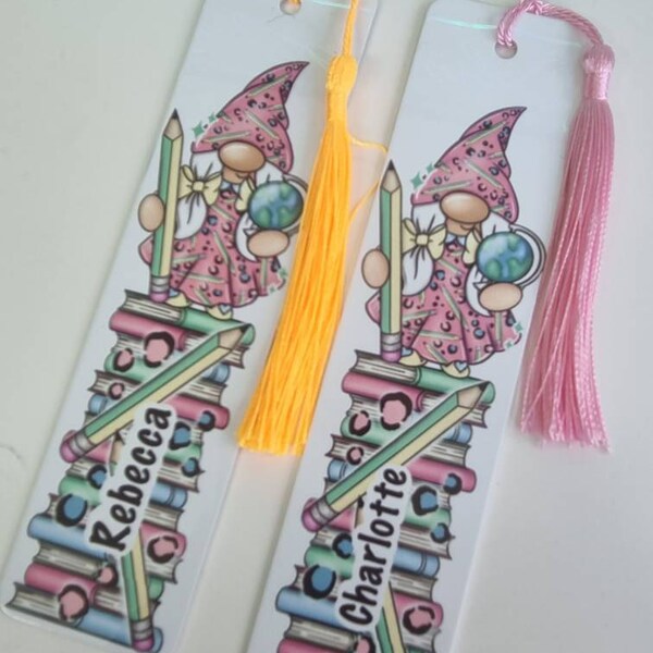 Teacher Gnome Gonk Bookmark Clipart Png Sublimation Design Printing ...