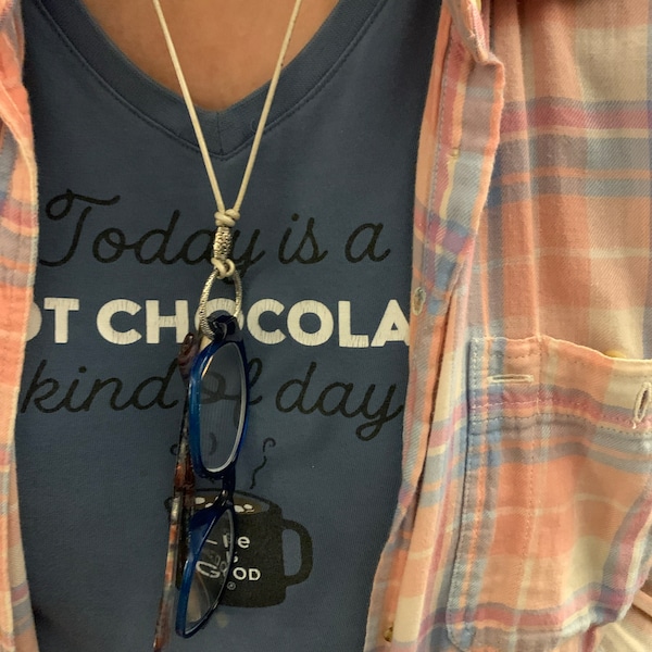 Eyeglasses Chain, Reading Glasses Holder, Sunglasses Holder, Pick Your Colors and Design ...