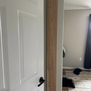 Growth Chart Ruler 3D, Wooden Measuring Stick for Kids, Giant Wall ...