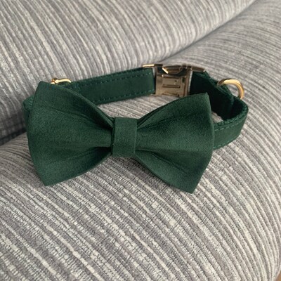 Green Dog Collar, Boy Collar Custom Dog Collar, Personalized Dog Collar ...
