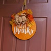 Fall Front Door Hello Welcome Sign Decor, Thanksgiving, Wall Hanger ...