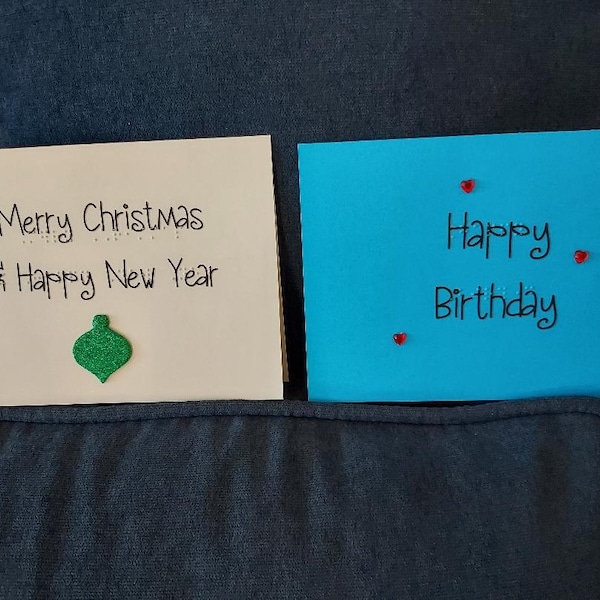 Customizable Braille Greeting Cards - Etsy