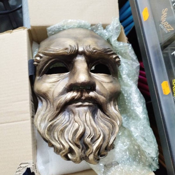 Fantasy Alchemist Mask, Old Man Mask - Etsy