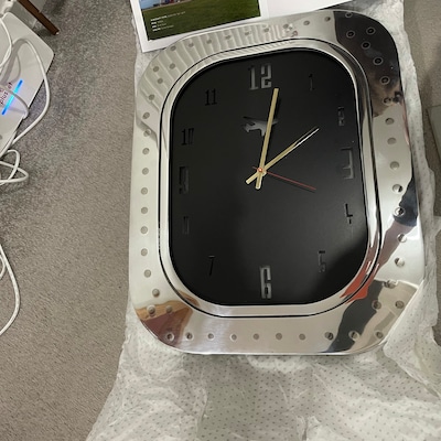 Airplane Art Airbus A320 Window Clock Black - Etsy