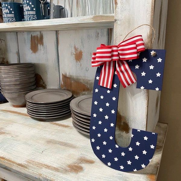 Patriotic Door Decor - Fourth of July Decor - Summer Front Door Sign ...