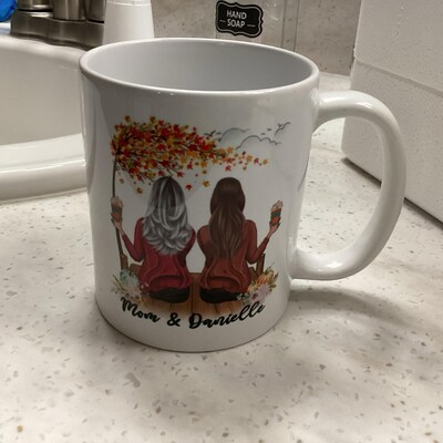 Brother & Sister Mug, Personalized Siblings Coffee Mug, Custom Family ...