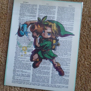 Paper Mario and Peach Dictionary Art Series | Etsy