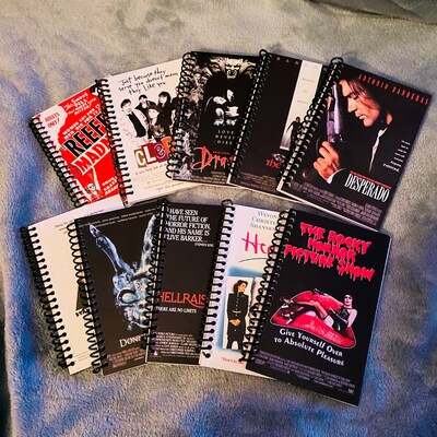 Mini Horror Movie Poster Spiral Notebooks - Etsy