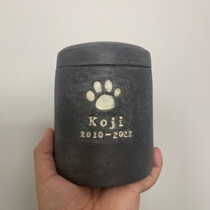 Large Matte Black Cat Urn Urn for Cat Black Cat Urn Pet - Etsy