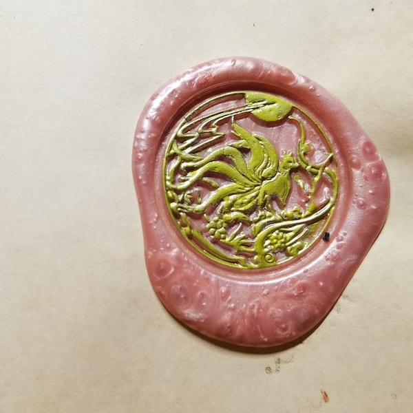 Nine Tailed Fox Wax Seal Stamp Kit Wedding Custom, Fox Wedding Wax ...