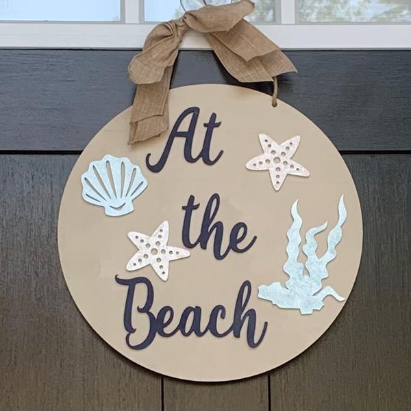 Custom Script Unfinished Wood Sign - Laser Cut Letters - Hanging Wall ...