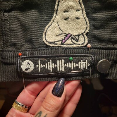 Rickroll QR Code Embroidered Patch, Rick Astley Iron on Patches, Meme Patch, Funny Patch 4 Sizes ...