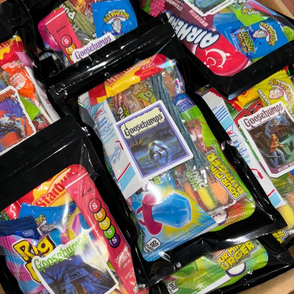 Goosebumps Candy Pack , 90s Candy, Party Favors, Goosebumps Birthday ...