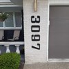 10 Inch Metallic Modern House Numbers - Etsy