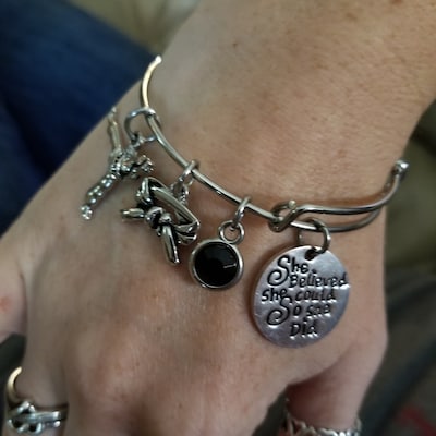 Martial Arts Black Belt Bracelet, Martial Arts Jewelry Gift, Karate ...