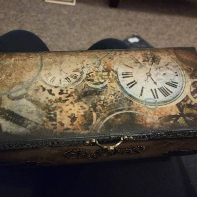 Watch Box for Men/steampunk Watch Box/carpe Diem/personalized Men's ...