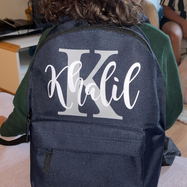 Personalised 9 Litre Backpack Water Bottle Lunch Bag Pencil Case Back ...
