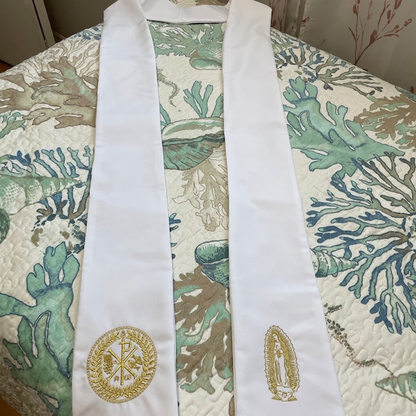 PDF Download--printable Tapered Clergy Stole Pattern and Instructions ...