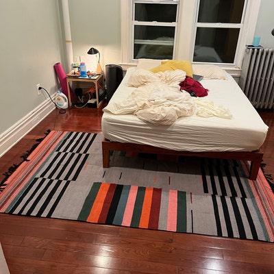 Exclusive Design Cotton Rug, Neutral Kilim Rug, Eco Friendly Earthy ...