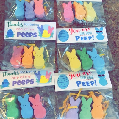 Easter Bunny Peeps Sidewalk Chalk Easter Basket Stuffer, Easter Bunny ...