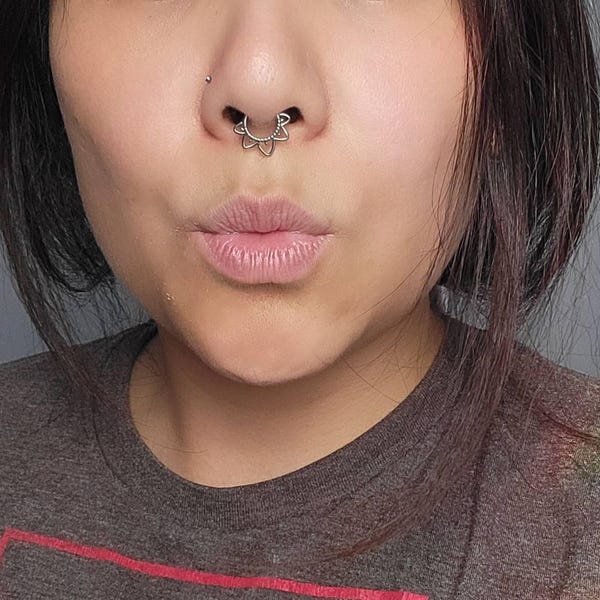 16G Skull Bird Septum Ring/hinged Segment Clicker/daith Earring ...