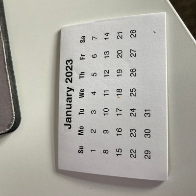 2024 Mini Calendar - Etsy