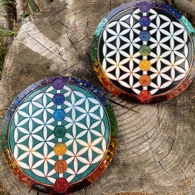 7 Chakra Energy Rolling Tray Mold, Epoxy Molds, Large Tray Epoxy Resin ...