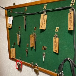 Quality Personalised Key Fobs large Hotel-guesthouse-office-business ...