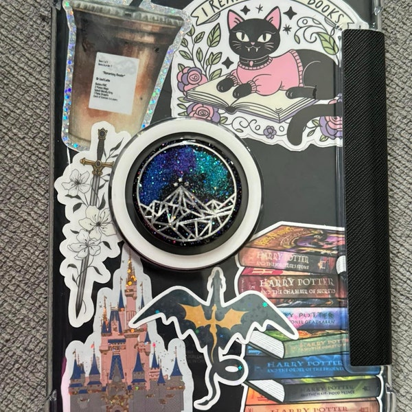 Fantasy Black and Gold Dragon Sticker Holographic / Fantasy Reader ...