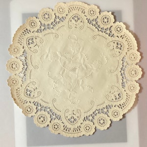 10 Pcs GOLD Victorian Elegant Wedding DIYS Event Lace Paper Placemats ...