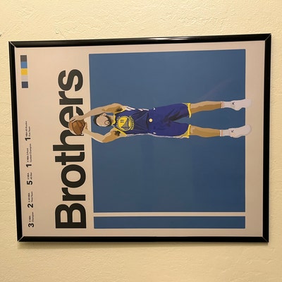 Splash Brothers Poster, Golden State Warriors Art, NBA Poster ...
