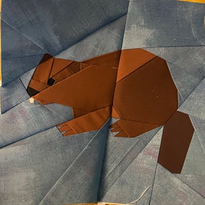 Hippo Quilt Block Pattern PDF Instant Download Nursery | Etsy