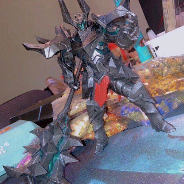 League of Legends - Fan Art Mordekaiser - Figurine 15/20 Cm - Imprimé ...