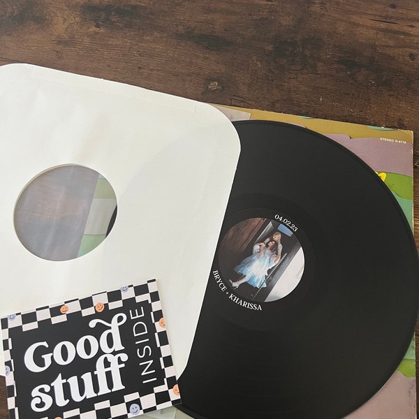 Custom Vinyl Record Label, Custom Wedding Record Label, Custom Record ...
