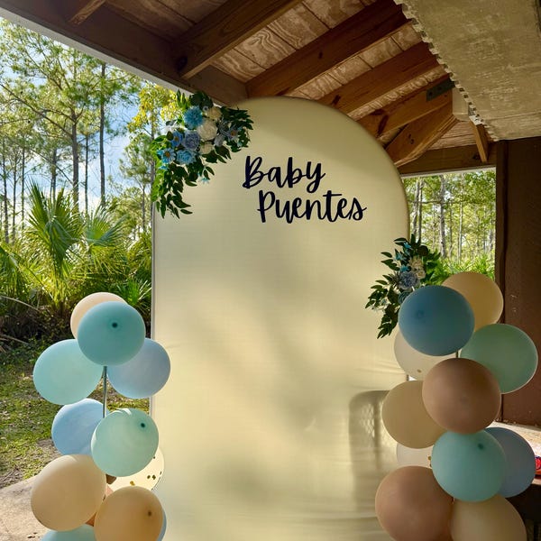 Custom Party Backdrop Sign - Party Sign - Decal - Custom Sign - Etsy