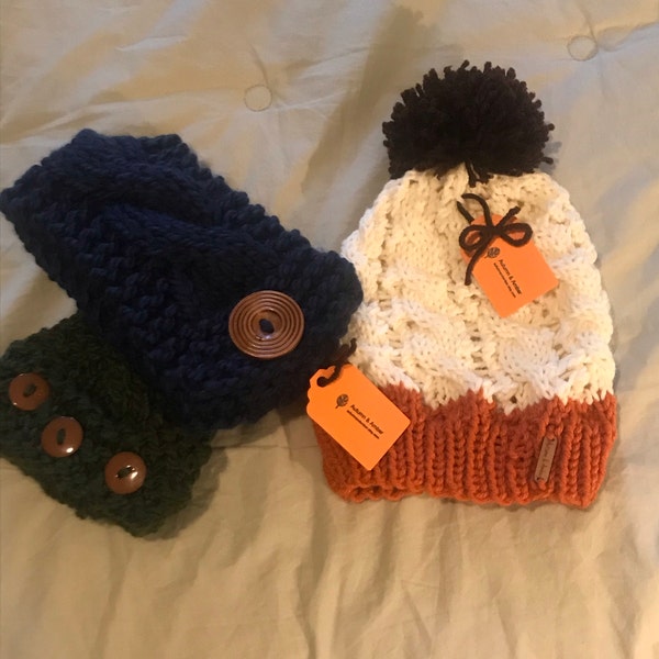 Knitted Laptop Sleeve Computer Cozy Electronic Case Red Cable Knit With ...