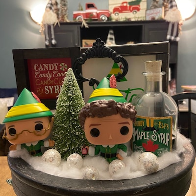 BUDDY the Elf's SYRUP BOTTLE Decoration 1fill Yourself Syrup Not ...