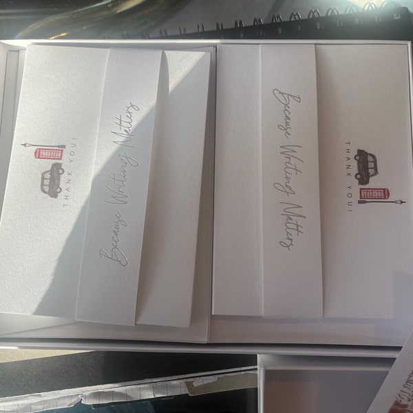 Watercolour Tabby Cat Letter Writing Set - Cute Stationery Set - Letter ...