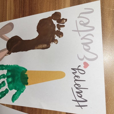 Alphabet Handprint Art Printable Craft, My Handprint Footprint Book ...