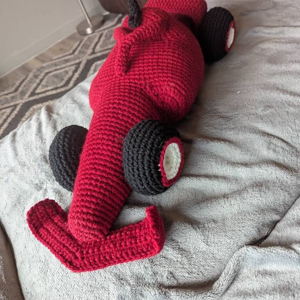 Formula 1 Race Car Amigurumi PDF CROCHET PATTERN F1 Racing Vehicle Toy ...