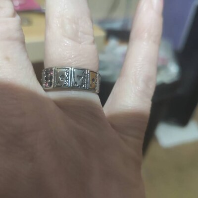 Playing Card Ring, Poker Ring, Womens Ring, Mens Ring, Stainless Steel ...