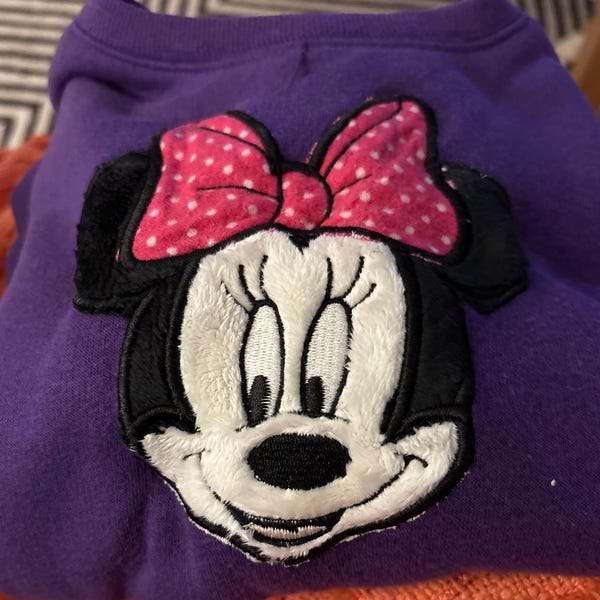 Minnie Mouse Applique Design - Minnie Applique Design - Minnie Face ...
