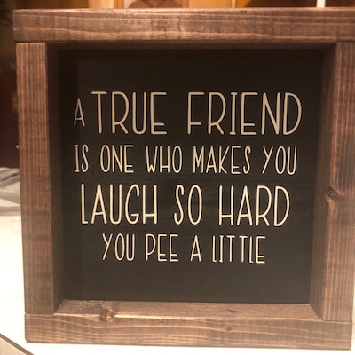 A True Friend Wood Framed Mini Sign - Etsy