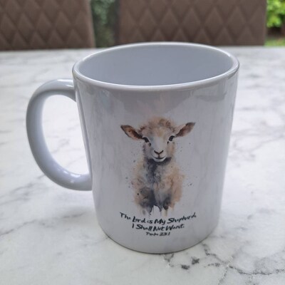 Digital DOWNLOAD Surely Goodness and Mercy, Psalm 23v6, Sheep, Shepherd ...