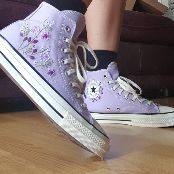 Custom Converse Embroidered Shoes Converse Chuck Taylor 1970s Custom ...