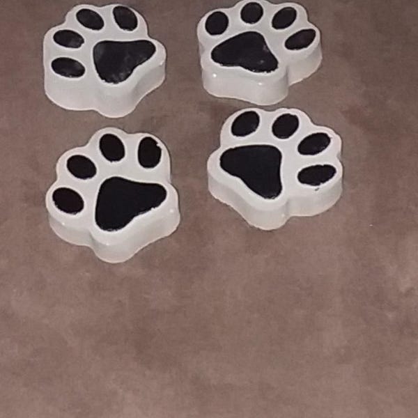 Paw Print Stones - Dog/cat Decoration for Outdoor Gardens , Cement Paws ...