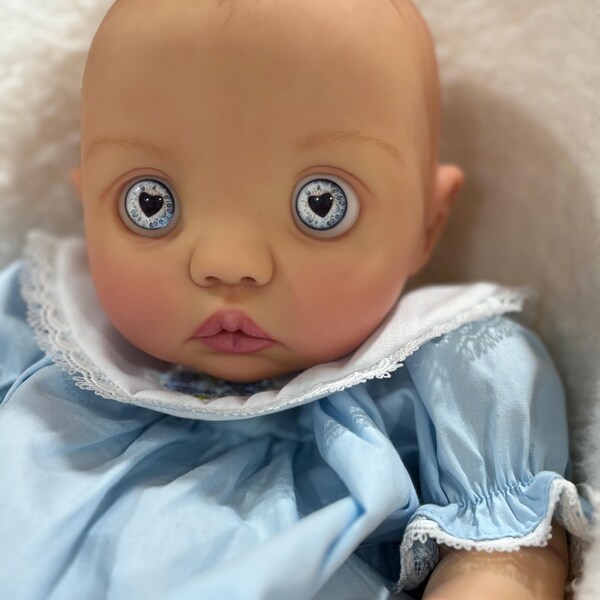 Chronic Art Dolls Pale Albino Blue Human or Horror Reborn Resin Eyes FREE Shipping in USA - Etsy