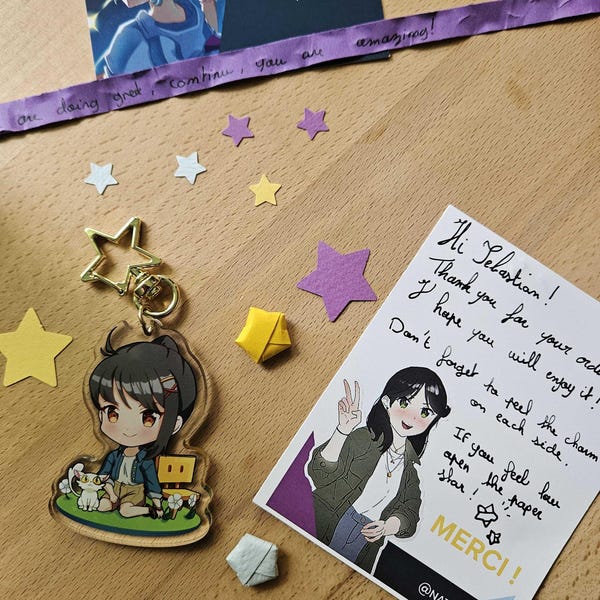 Sticker - Latte Casual | Manga, Anime, Original Character | Sticker ...