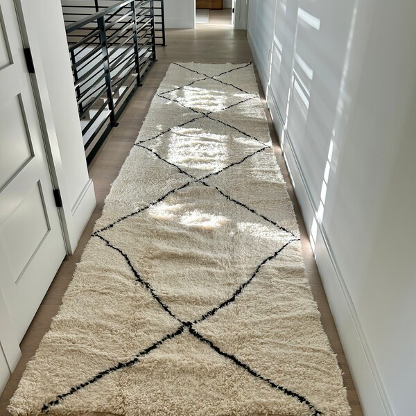 Custom Moroccan Runner Rug - Colorful Rug Runner - Boujaad Hallway ...
