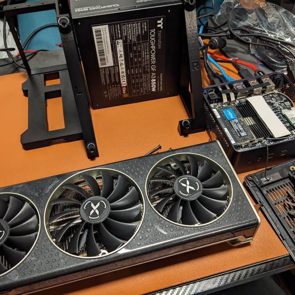 Mini ITX Vertical Motherboard Stand - Show Stand, Desktop, or Display ...